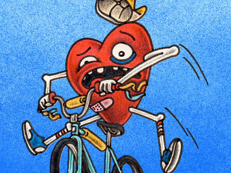 Jumping Heart by Yondr Studio on Dribbble