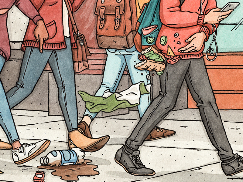 Litter by Yondr Studio on Dribbble