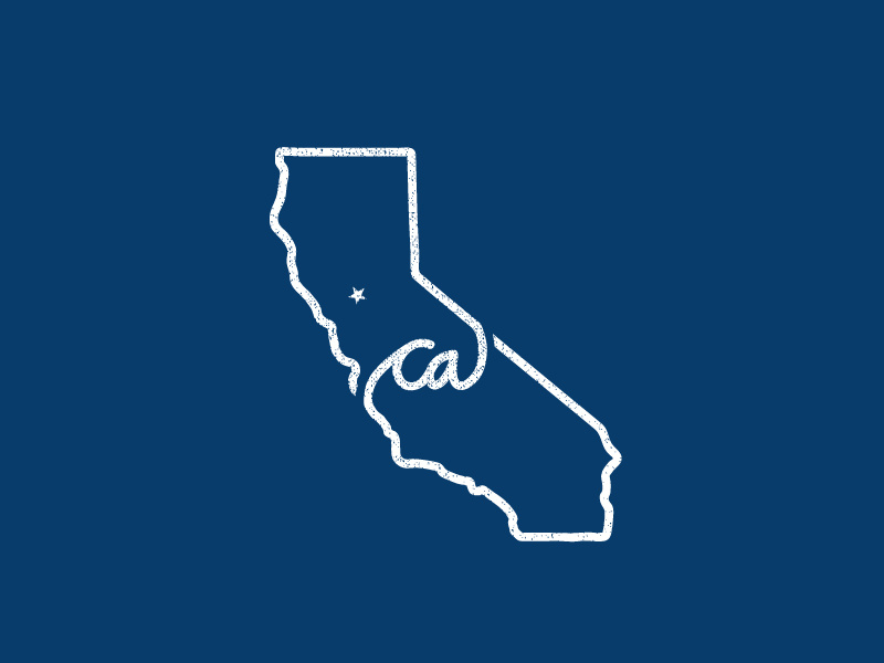 California "State Mark" by Evan Miles on Dribbble
