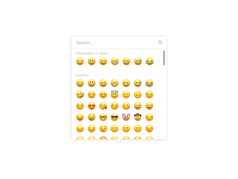 Emoji Picker by Luc van Loon on Dribbble