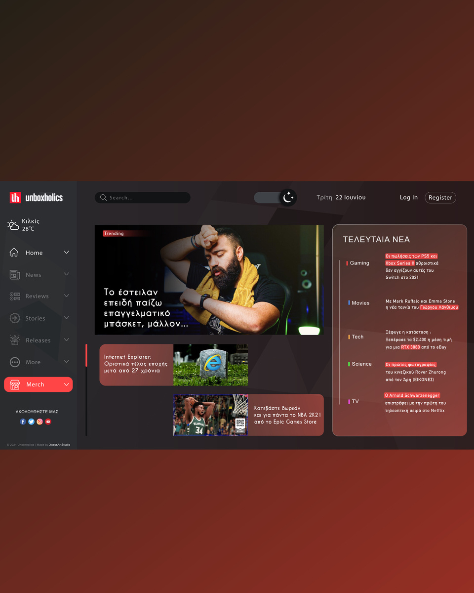 Website Fan Made Redesign by Xcesstudio on Dribbble