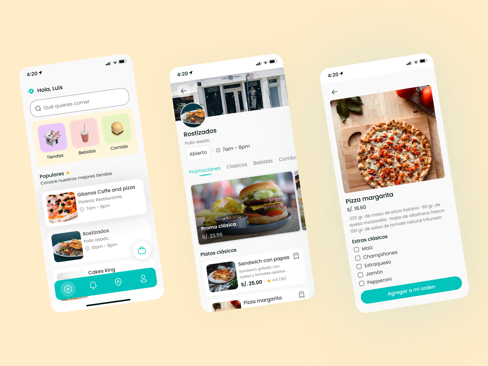 Food App Concept | App Design by Valeria Brito on Dribbble