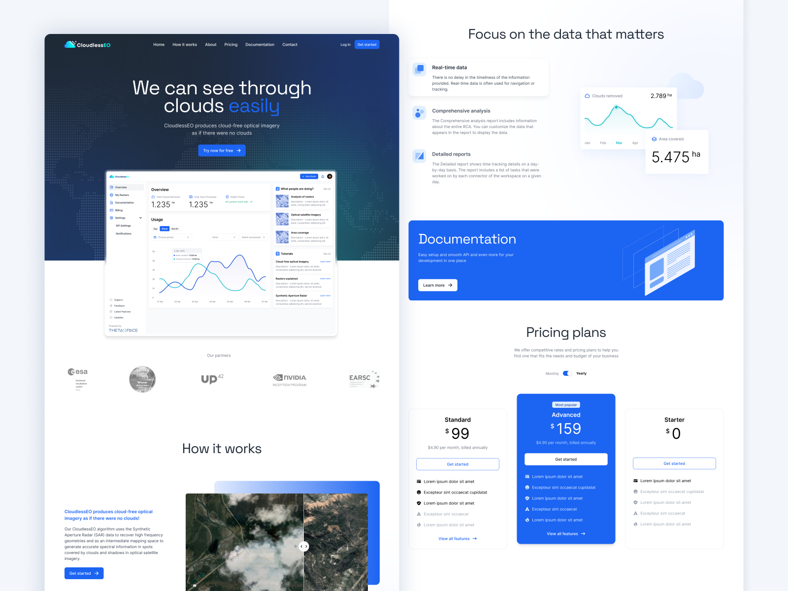 Landing Page Design for SaaS Startup by kirillus on Dribbble
