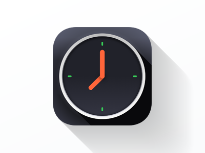 Time App Icon by Fernando Amenedo on Dribbble