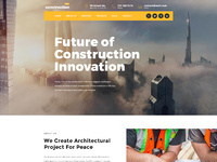 Construction - Web Interface Design by Imran Hossain on Dribbble