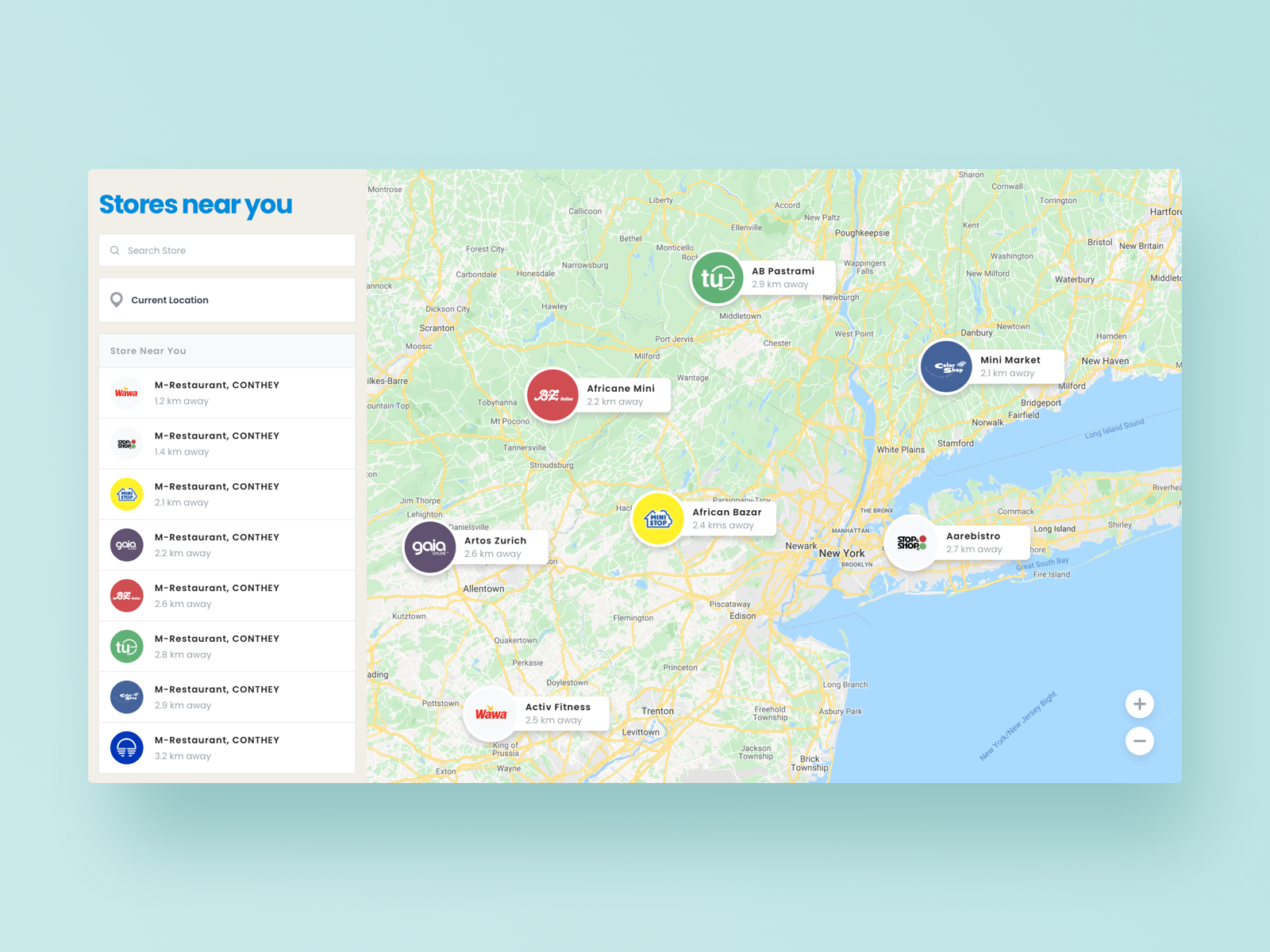 Store Finder by Imran Hossain on Dribbble