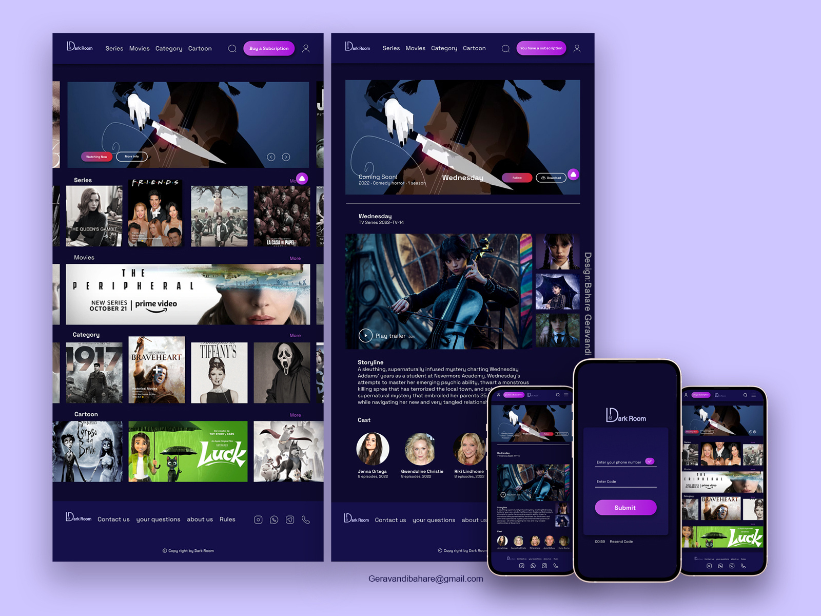 Dark Room by Bahare Geravandi on Dribbble