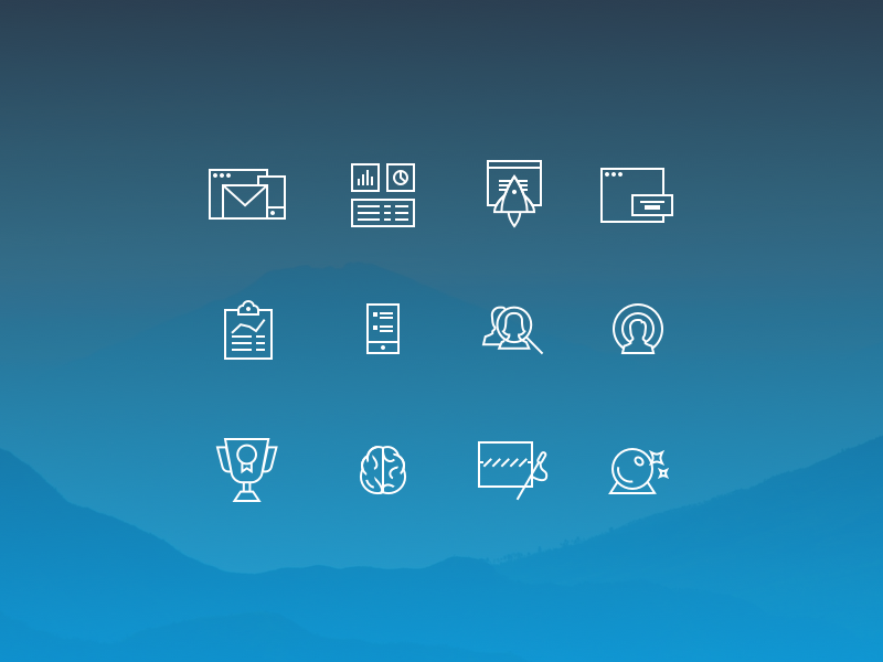 Line icons by Jonah Stuart on Dribbble