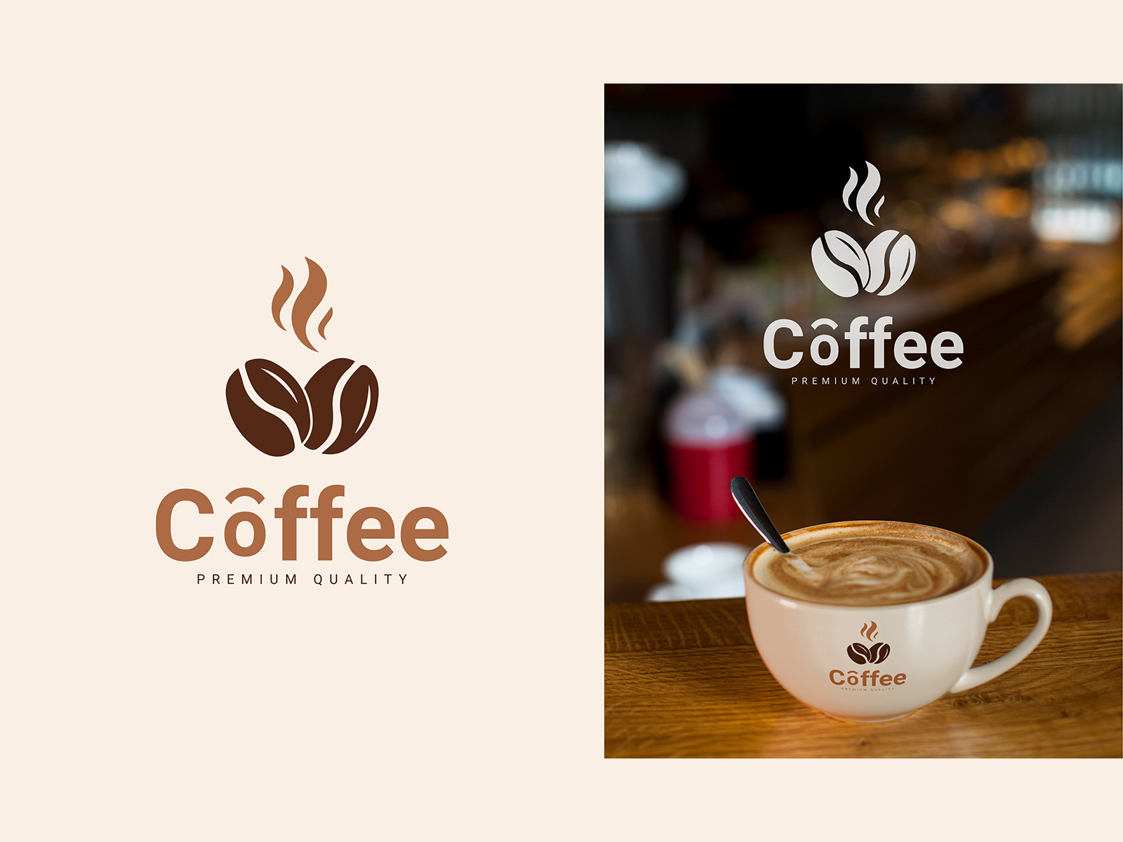 Coffee logo by Sanwal Zaman on Dribbble