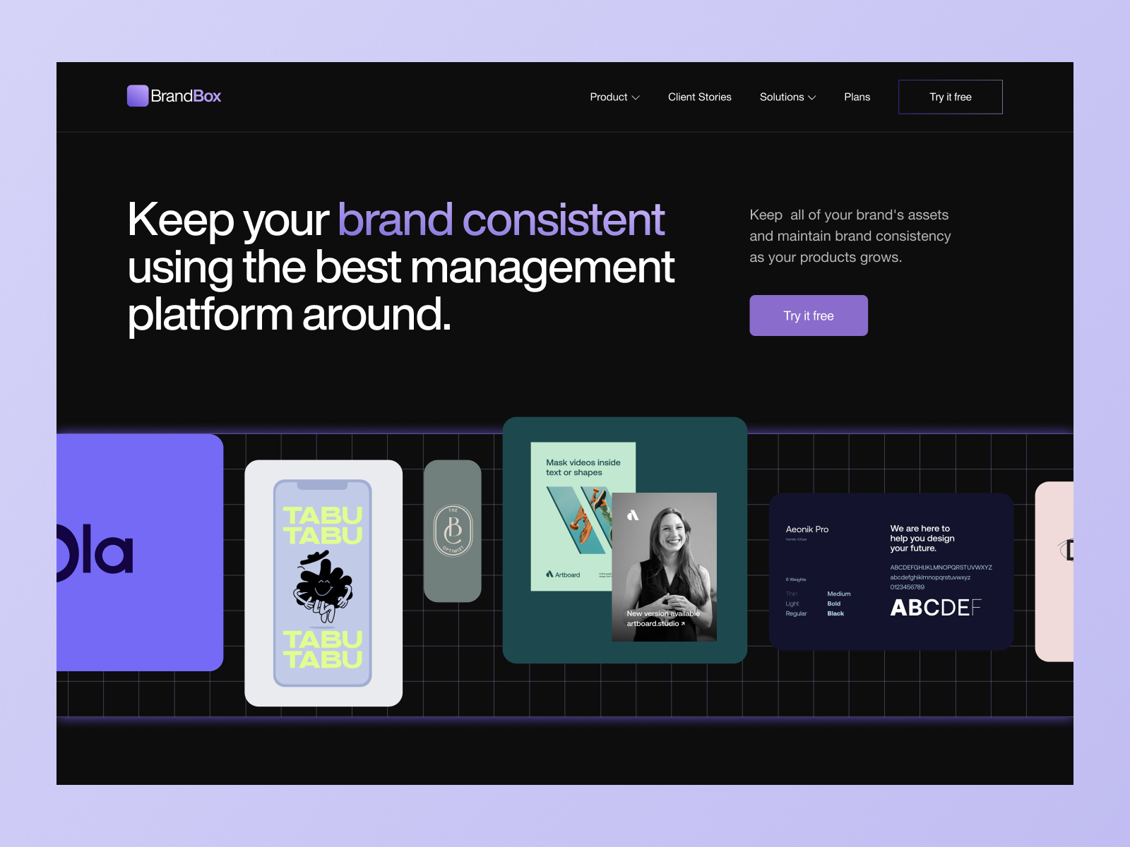 Brandbox - Branding consistency app by Darko Tasic on Dribbble