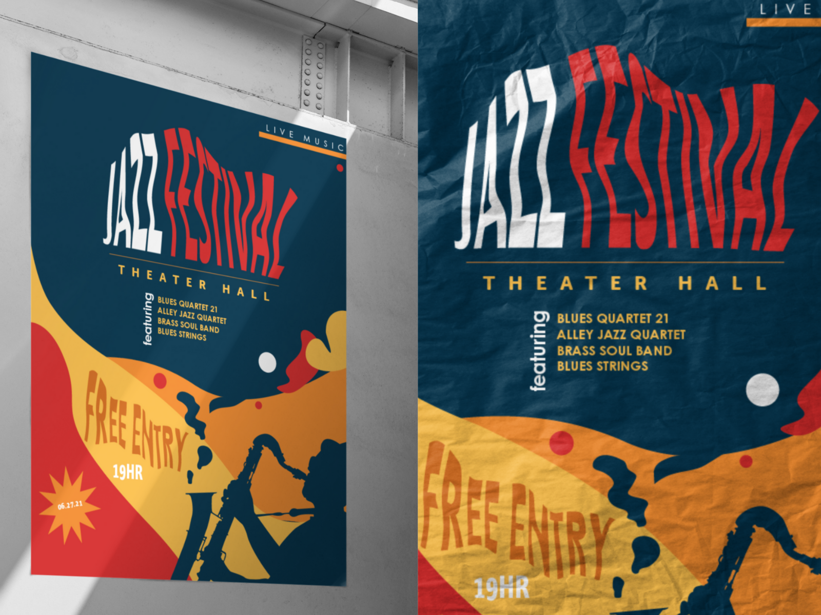 Jazz Festival Poster Design