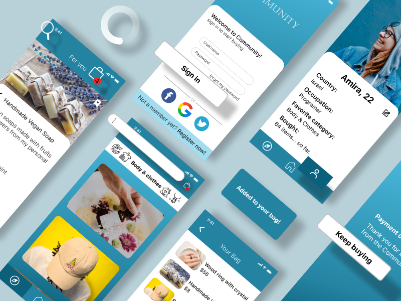 Community by Jay Morais on Dribbble