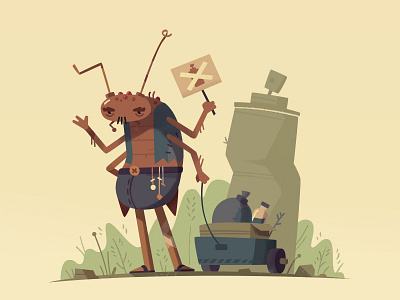 Cockroach by Dmitrij on Dribbble