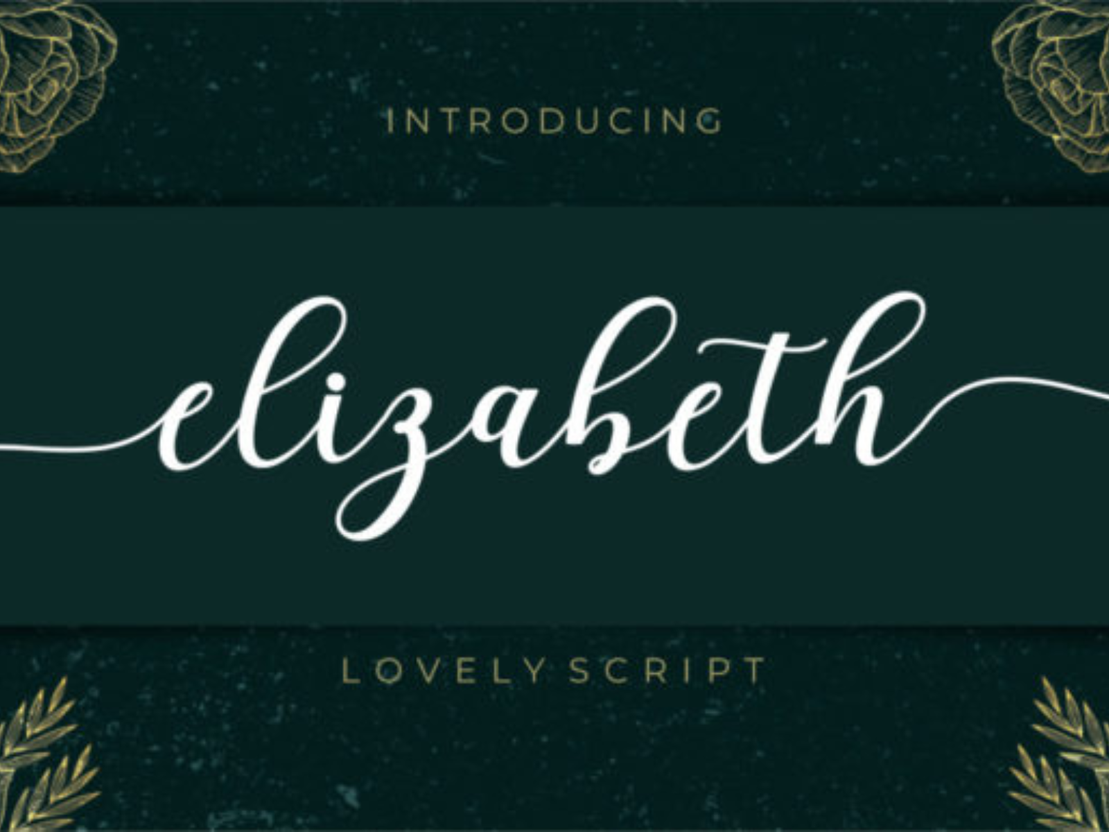 Free Elegant Script Font For Commercial Use - Elizabeth by John Dow on ...