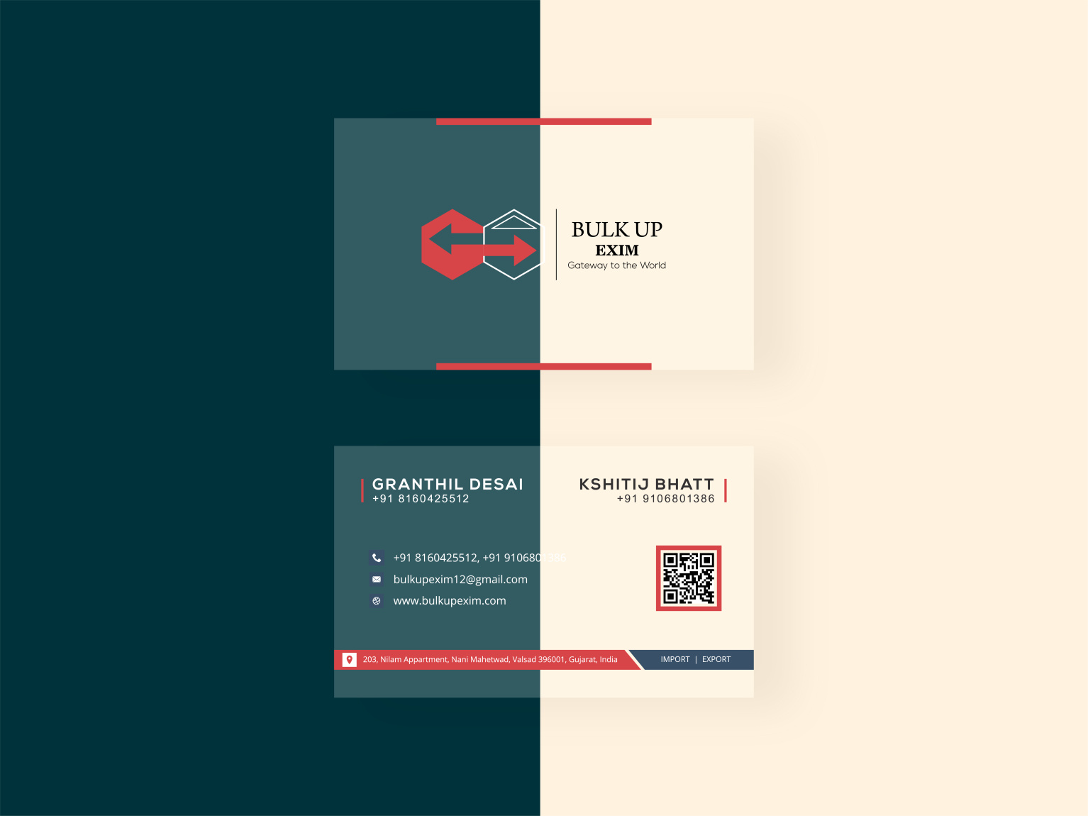 Visiting Card by neshallWeb on Dribbble