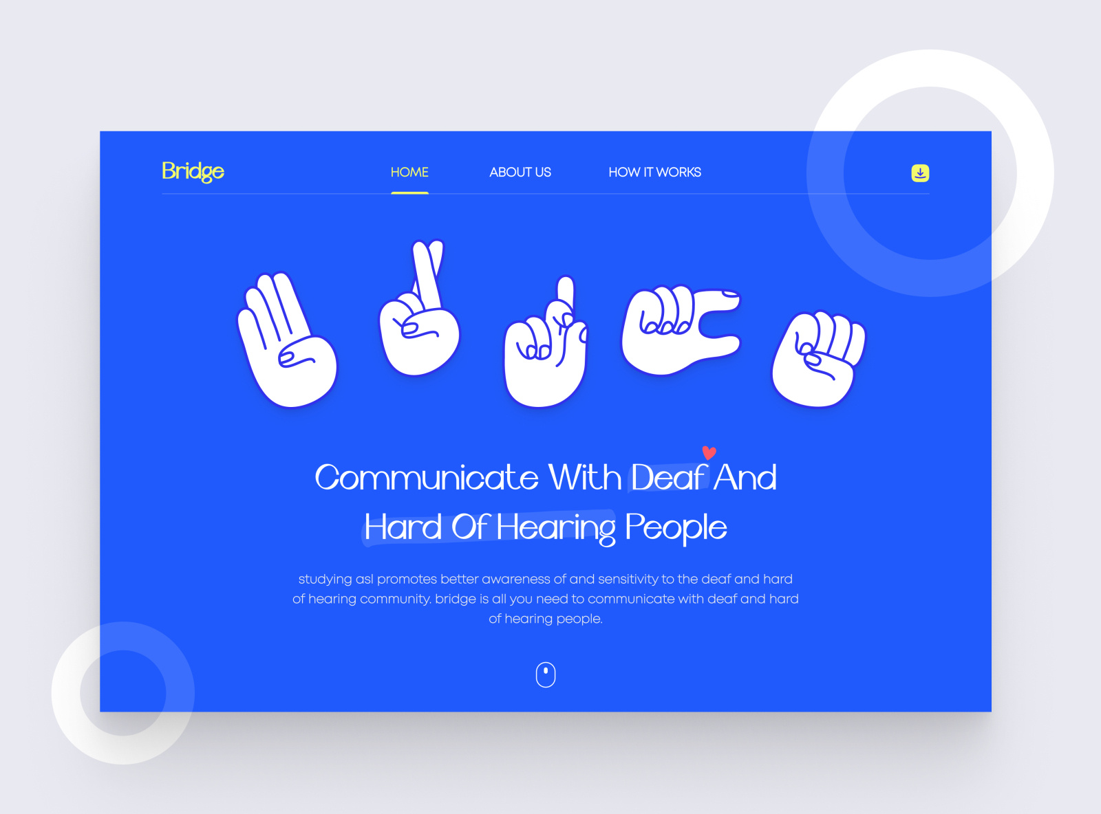 Bridge - sign language platform by Samar Shamloo for DeXign Studio on ...