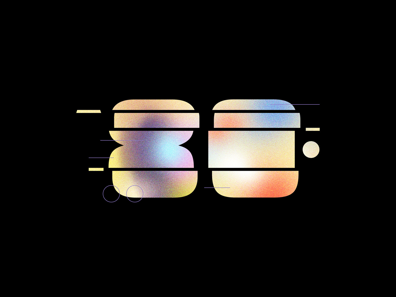 Digit 80 by Sasha Tikhonov on Dribbble