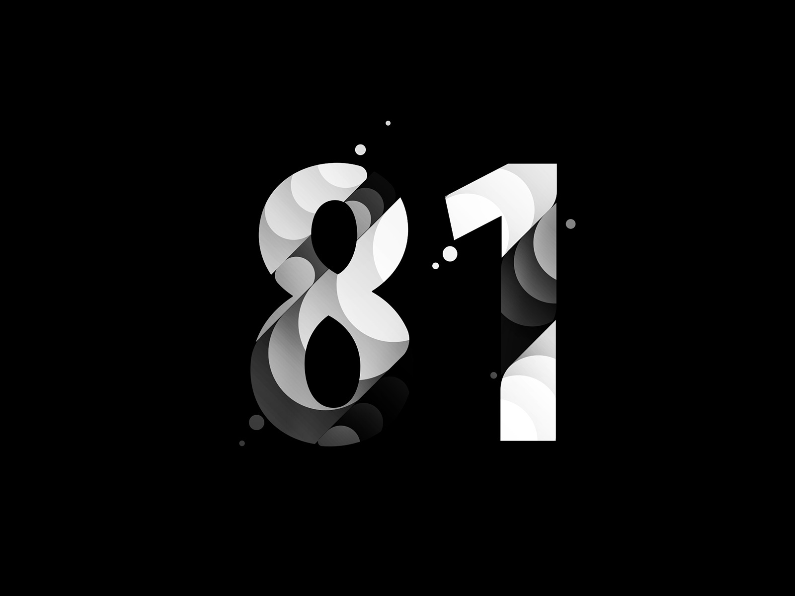 Digit 81 by Sasha Tikhonov on Dribbble