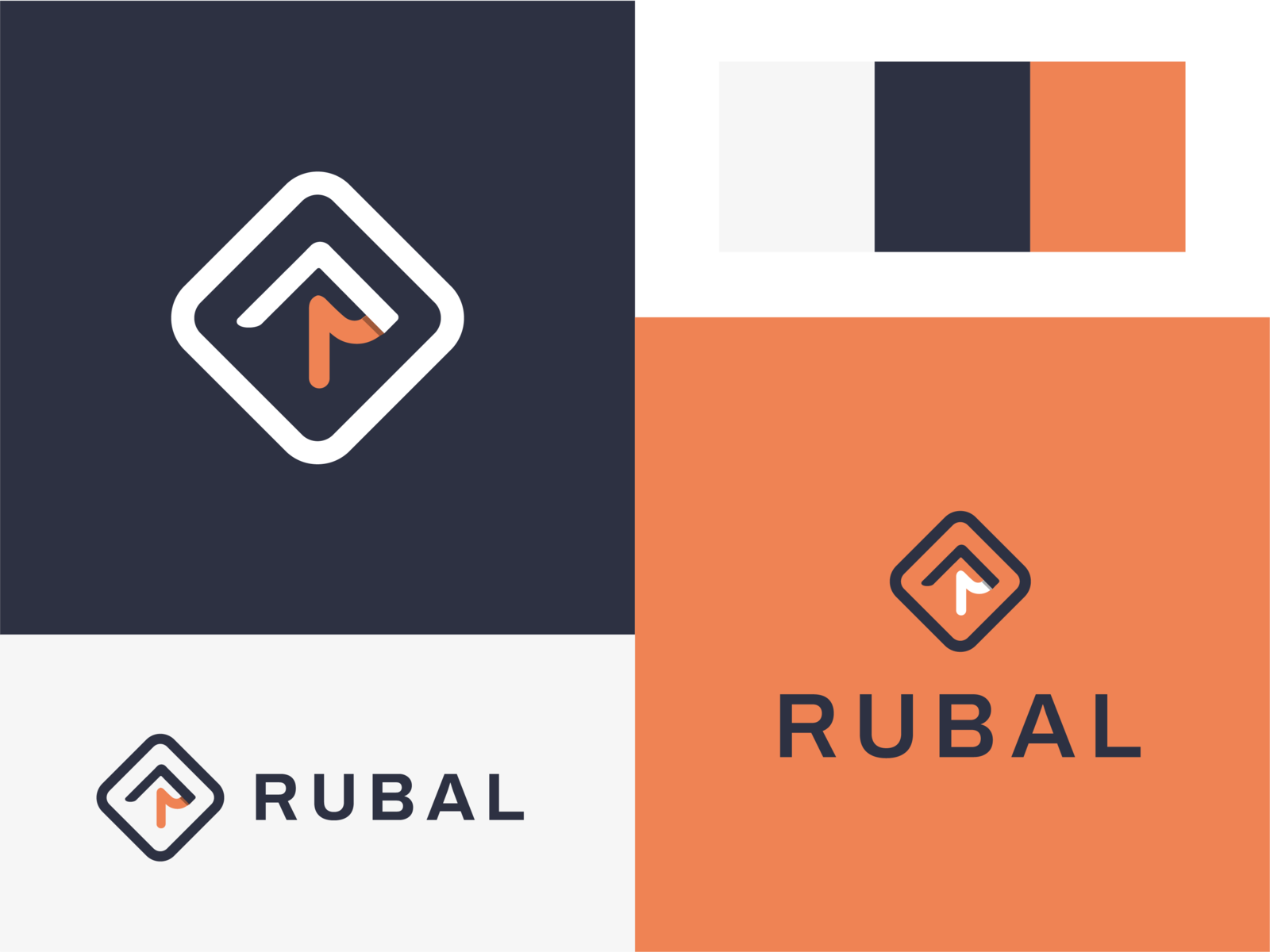 Rubal logo by Ramiro Ruiz on Dribbble