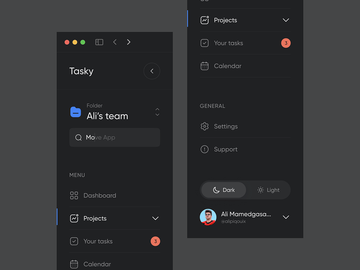 Tasky | Project Management Dashboard by Ali for Piqo Studio on Dribbble Tasky | Project Management Dashboard by Ali for Piqo Studio on Dribbble