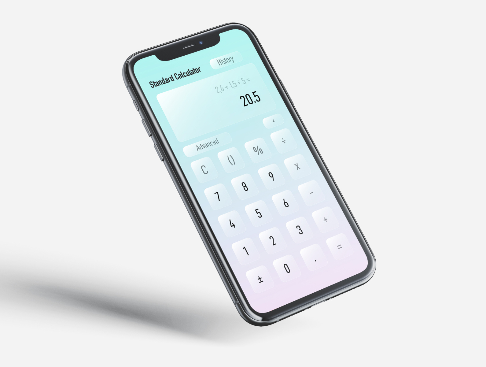 Calculator Design by Amanda on Dribbble