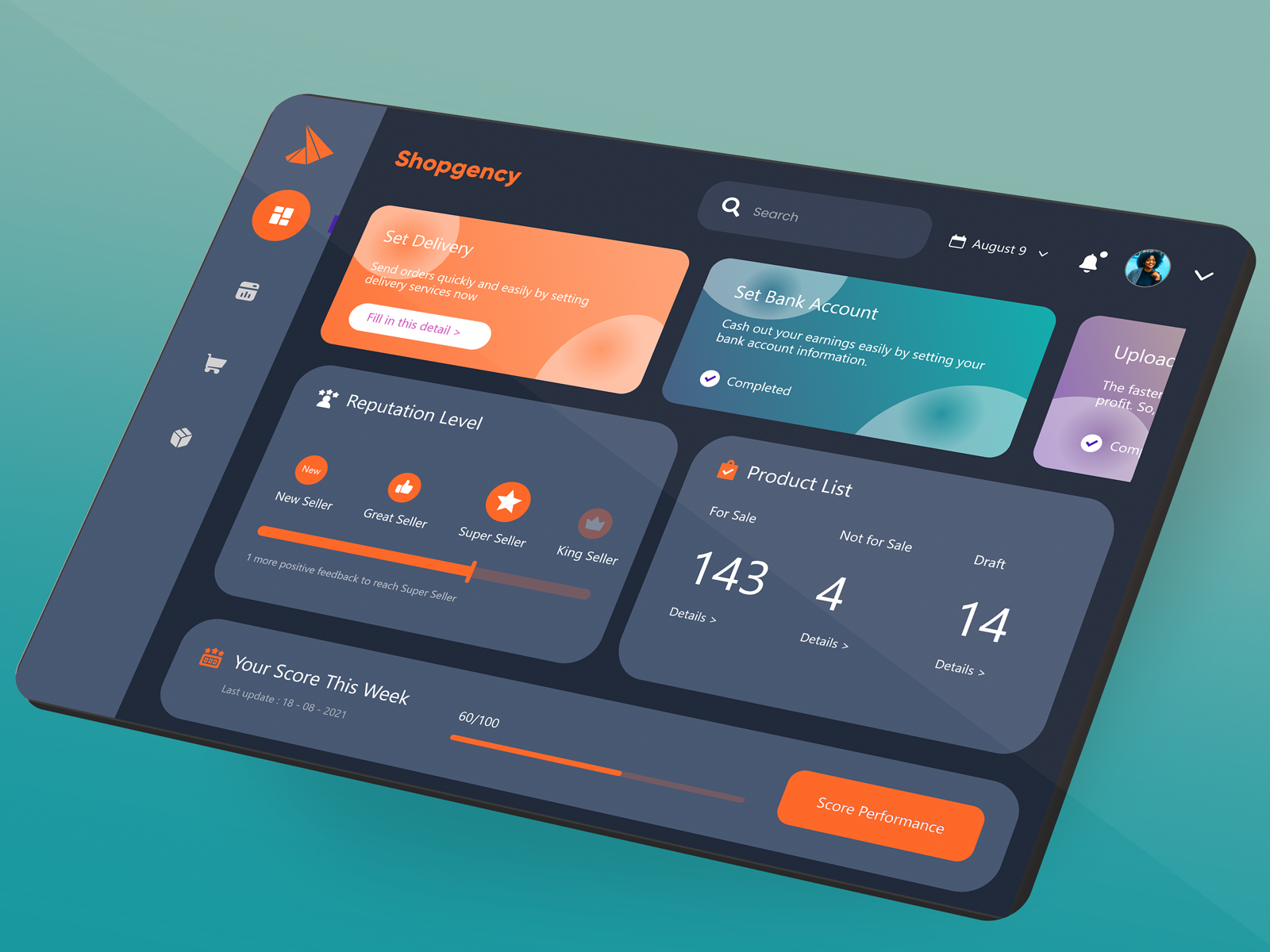 UX/UI for Sales Tracking App by Muhammad. T on Dribbble