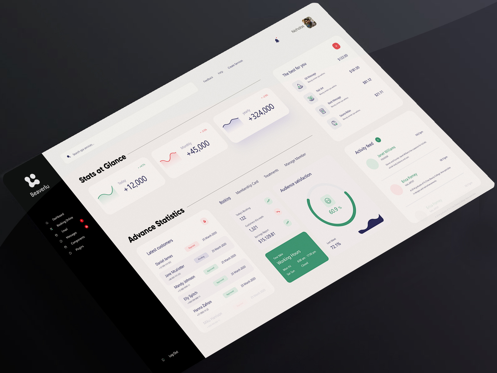 UX/UI for Sales Tracking Plugin by Muhammad. T on Dribbble