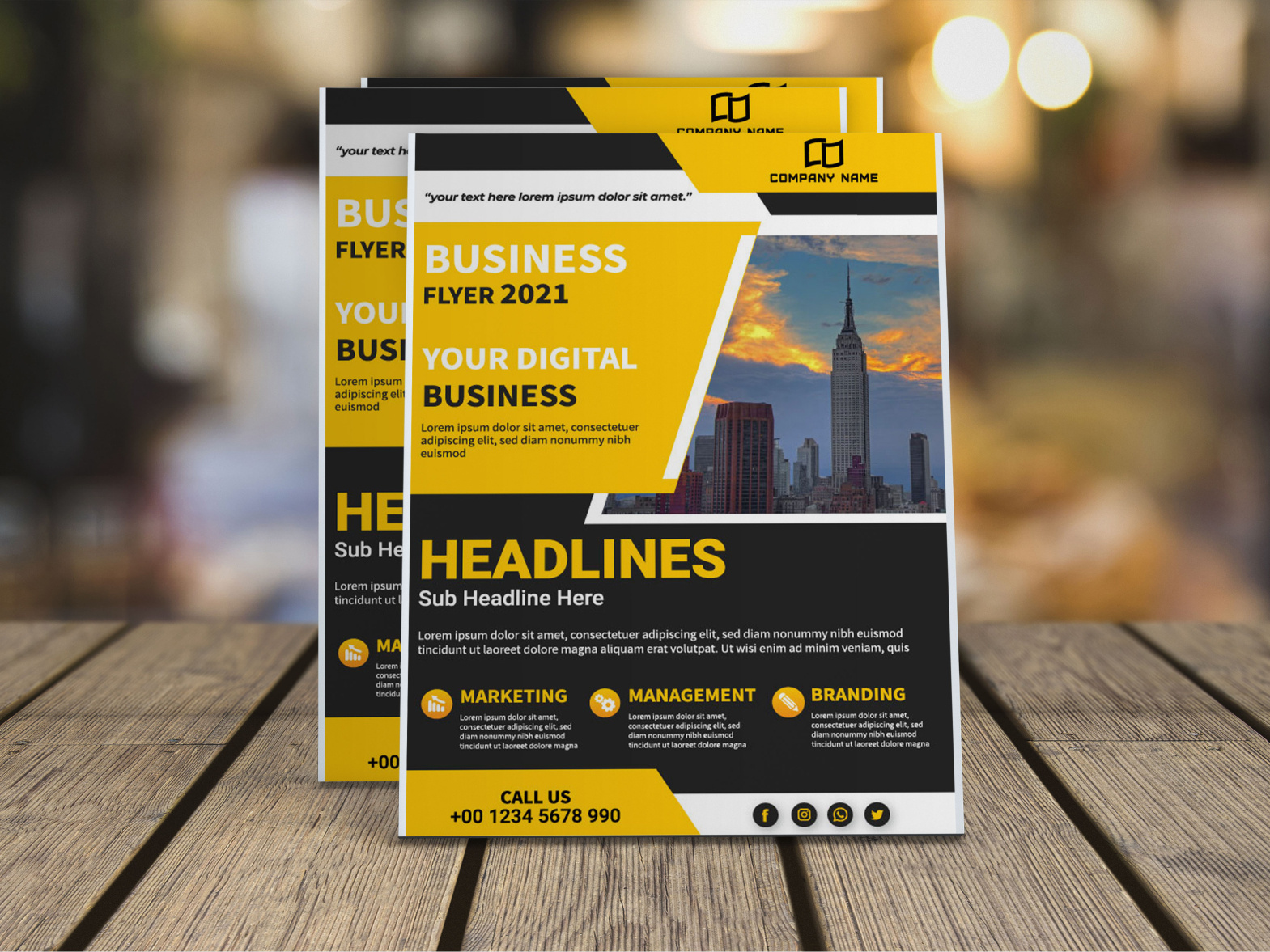 Digital Marketing Agency Business Flyer Design by Belal Hossan on Dribbble