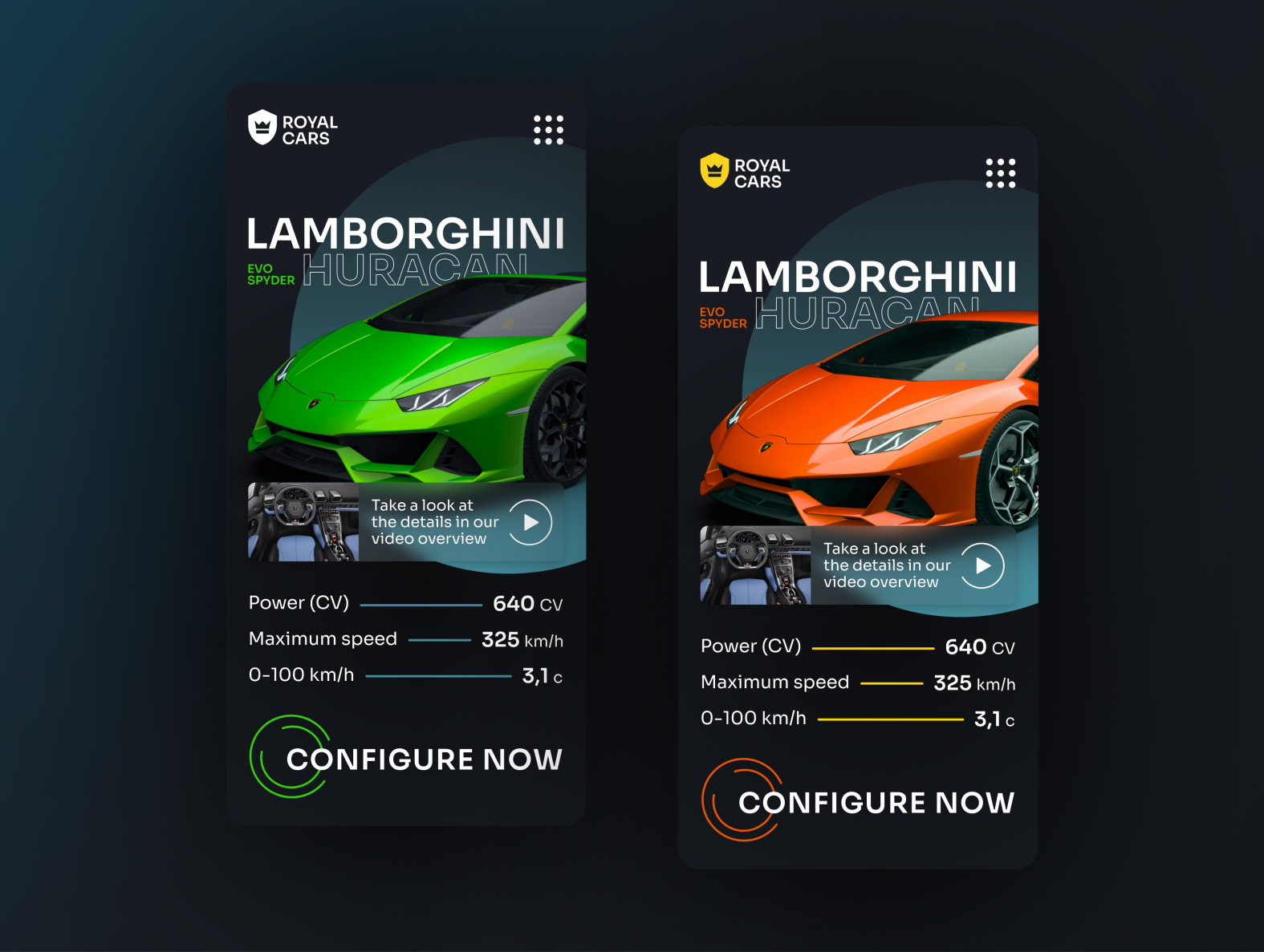 Luxury Cars Mobile Website Design Concept by Dana Rozanova on Dribbble