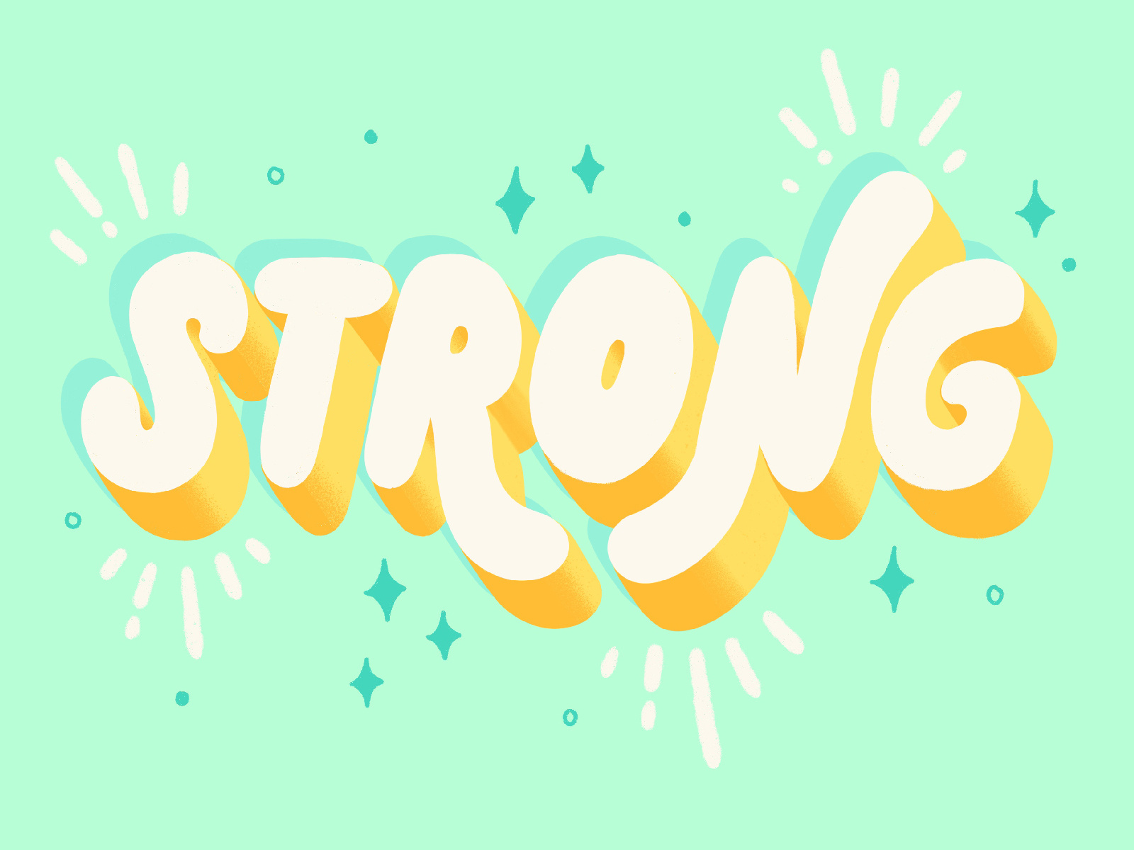 Strong by Joanna Behar on Dribbble