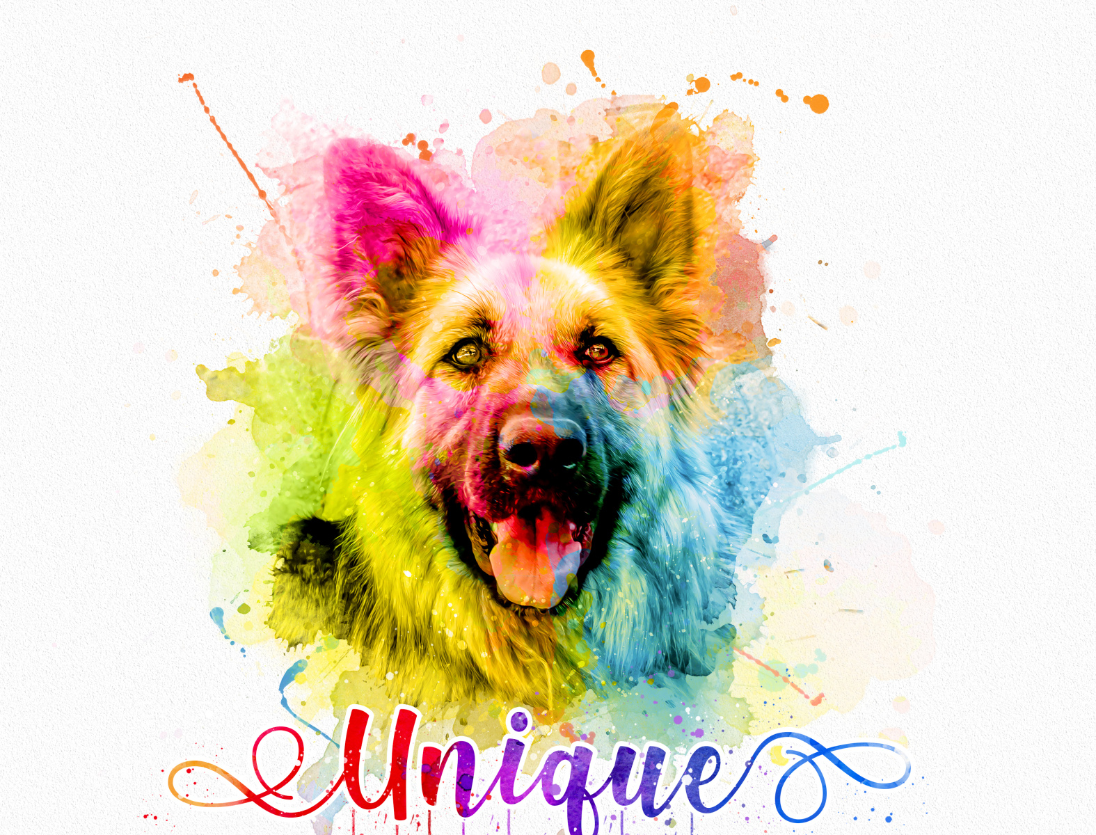 Watercolor Dog tshirt design by graphic_sohan on Dribbble
