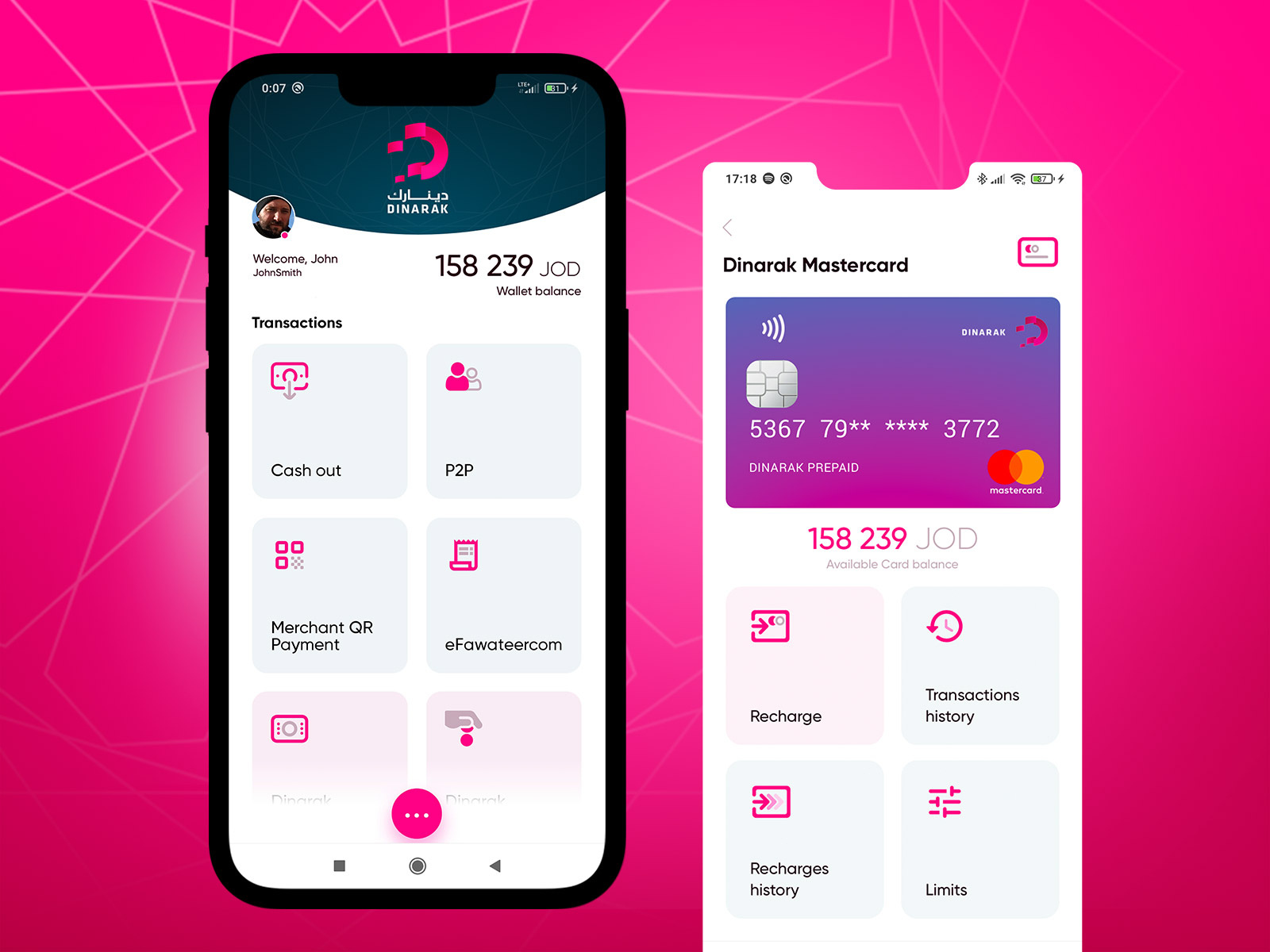 Dinarak: digital wallet & instant payments by Code & Pepper on Dribbble