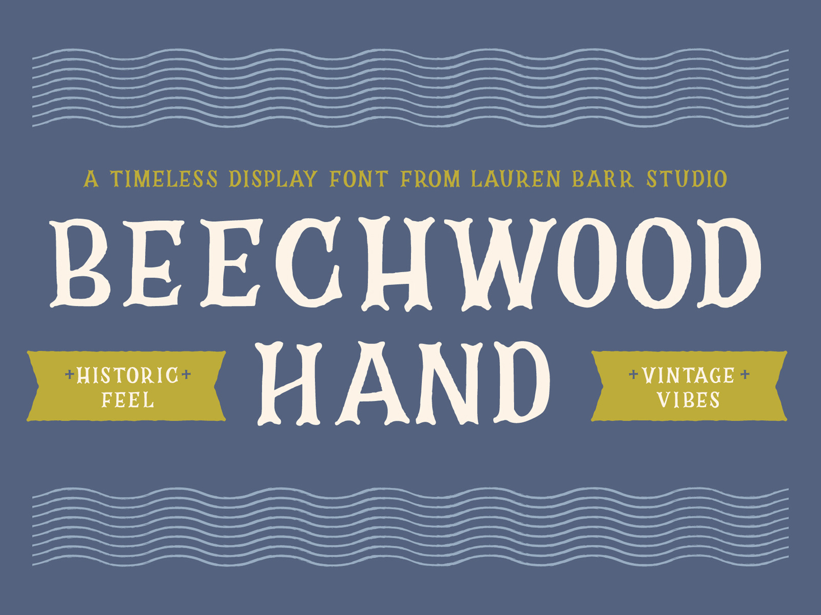 Beechwood Hand Font by Lauren Barr on Dribbble