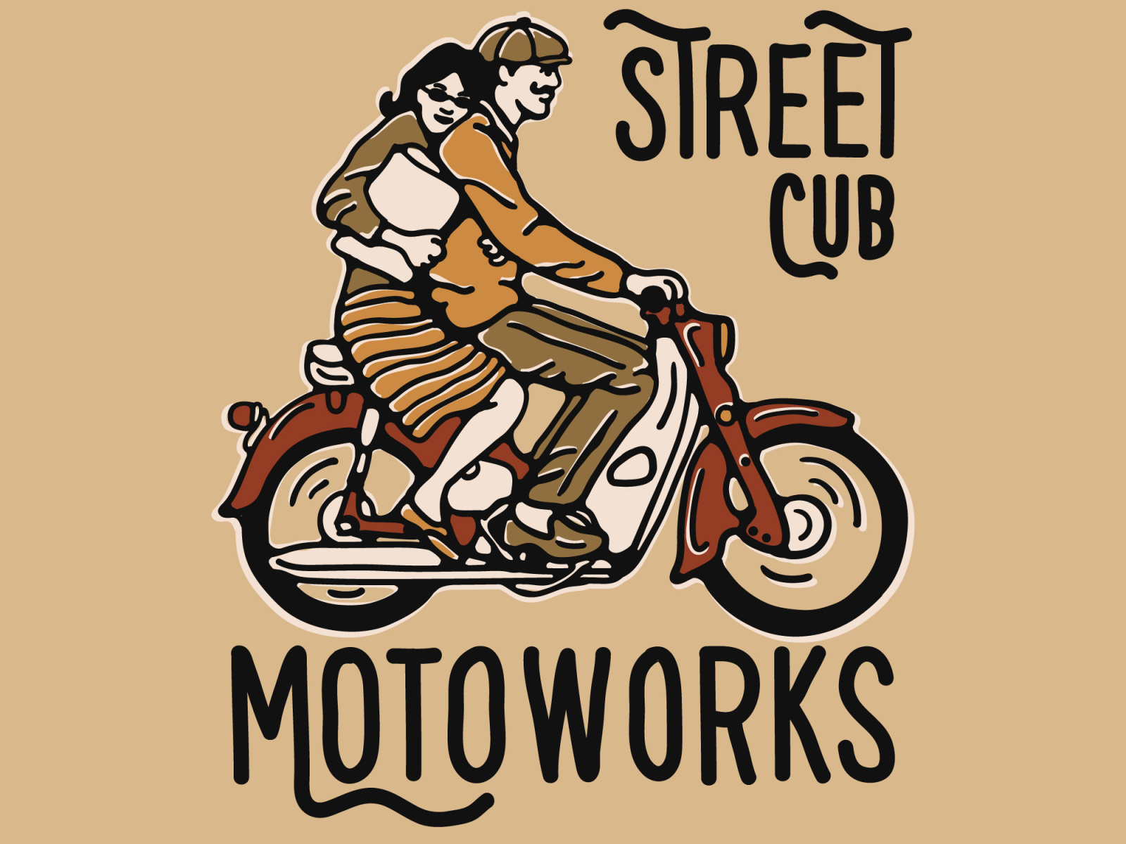 Street Cub by Otto.std on Dribbble