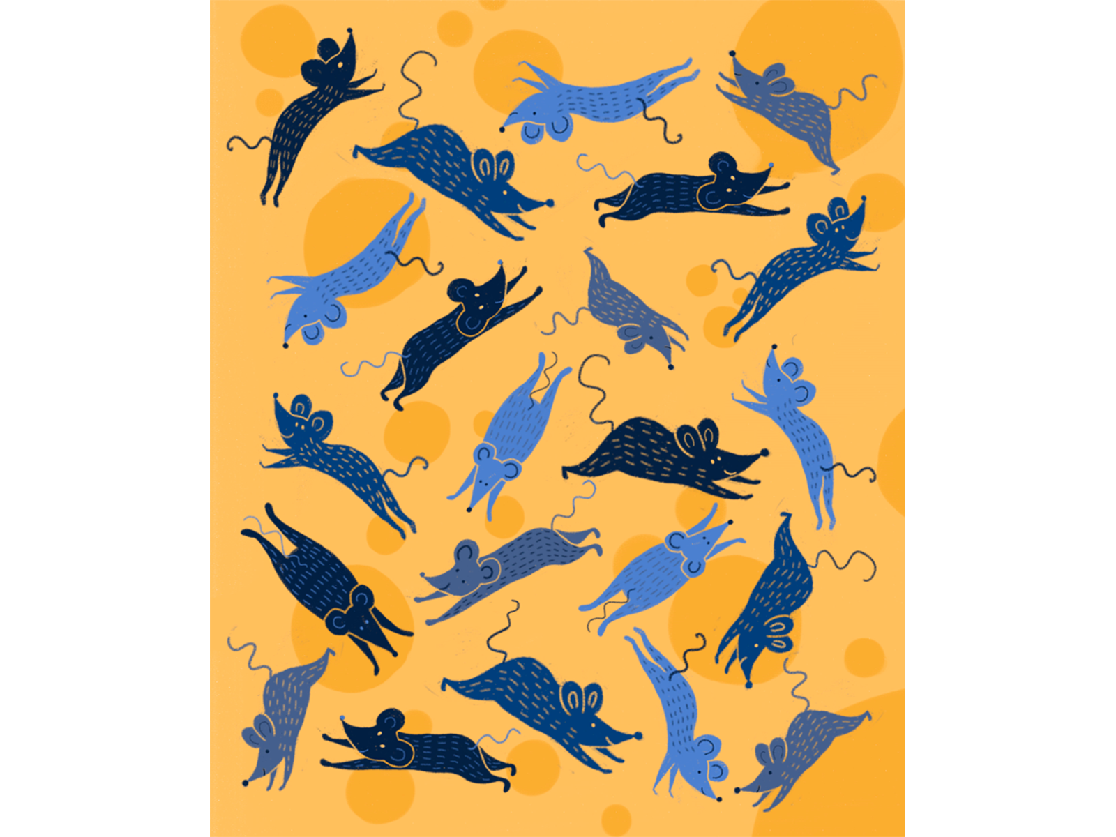 Cheesy pattern by Anastasiia on Dribbble