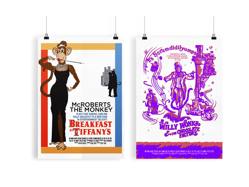 Year Of The Monkey Poster Series Part 3 by MM Brand Agency on Dribbble