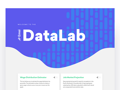 Emsi Data Lab by JT Grauke on Dribbble