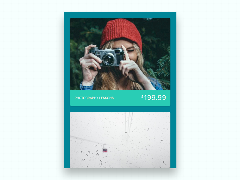 Simple Cards UI by Shafiu on Dribbble