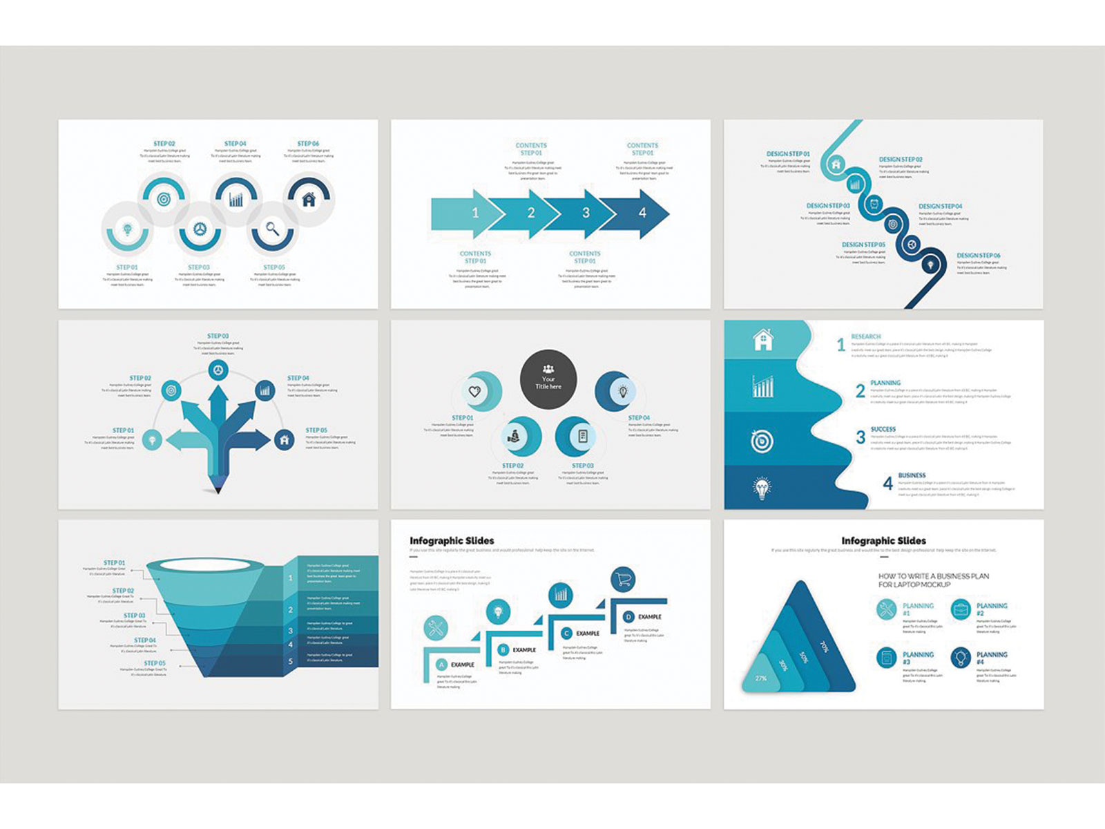 Business Plan Infographic PowerPoint by Md. Shoikot Hasan on Dribbble