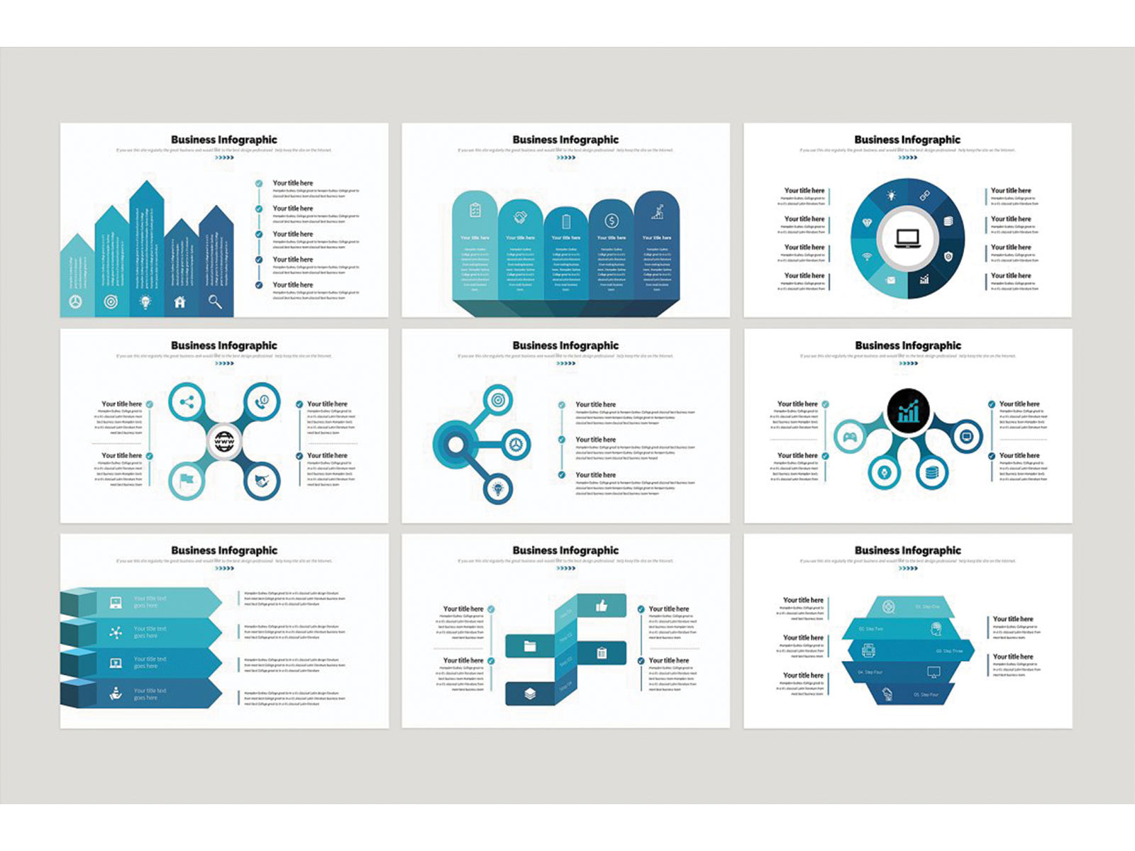 Business Plan Infographic PowerPoint by Md. Shoikot Hasan on Dribbble