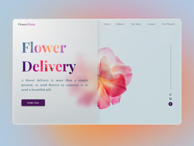 Flower Delivery Website design. by Deepak Chouhan on Dribbble