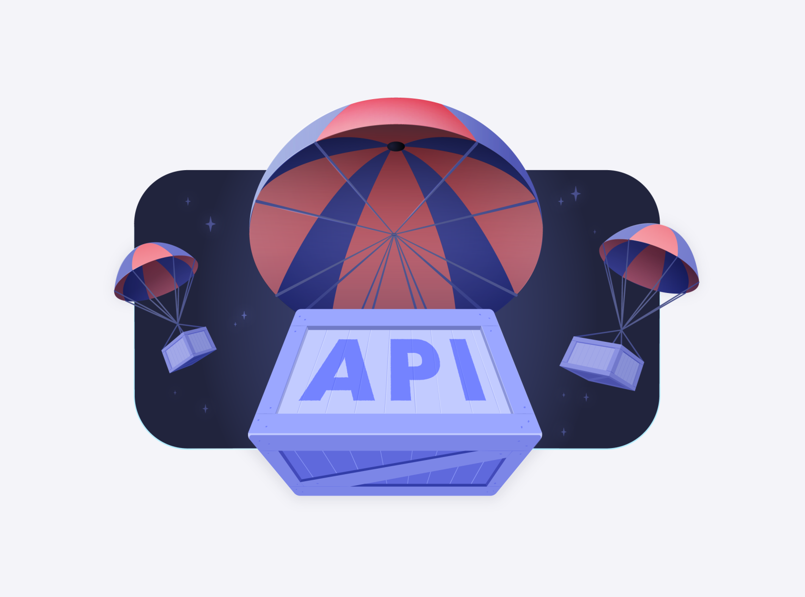 API Deployment Illustration by Keenan Brand for Algolia on Dribbble