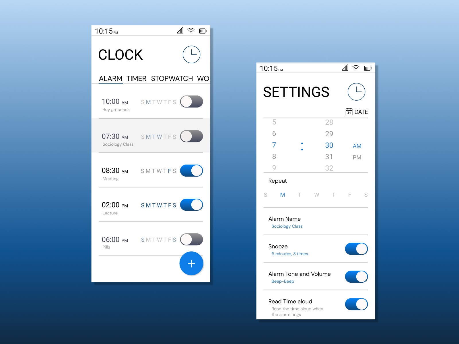 Daily UI #007 - Settings by Marcela Saenz on Dribbble