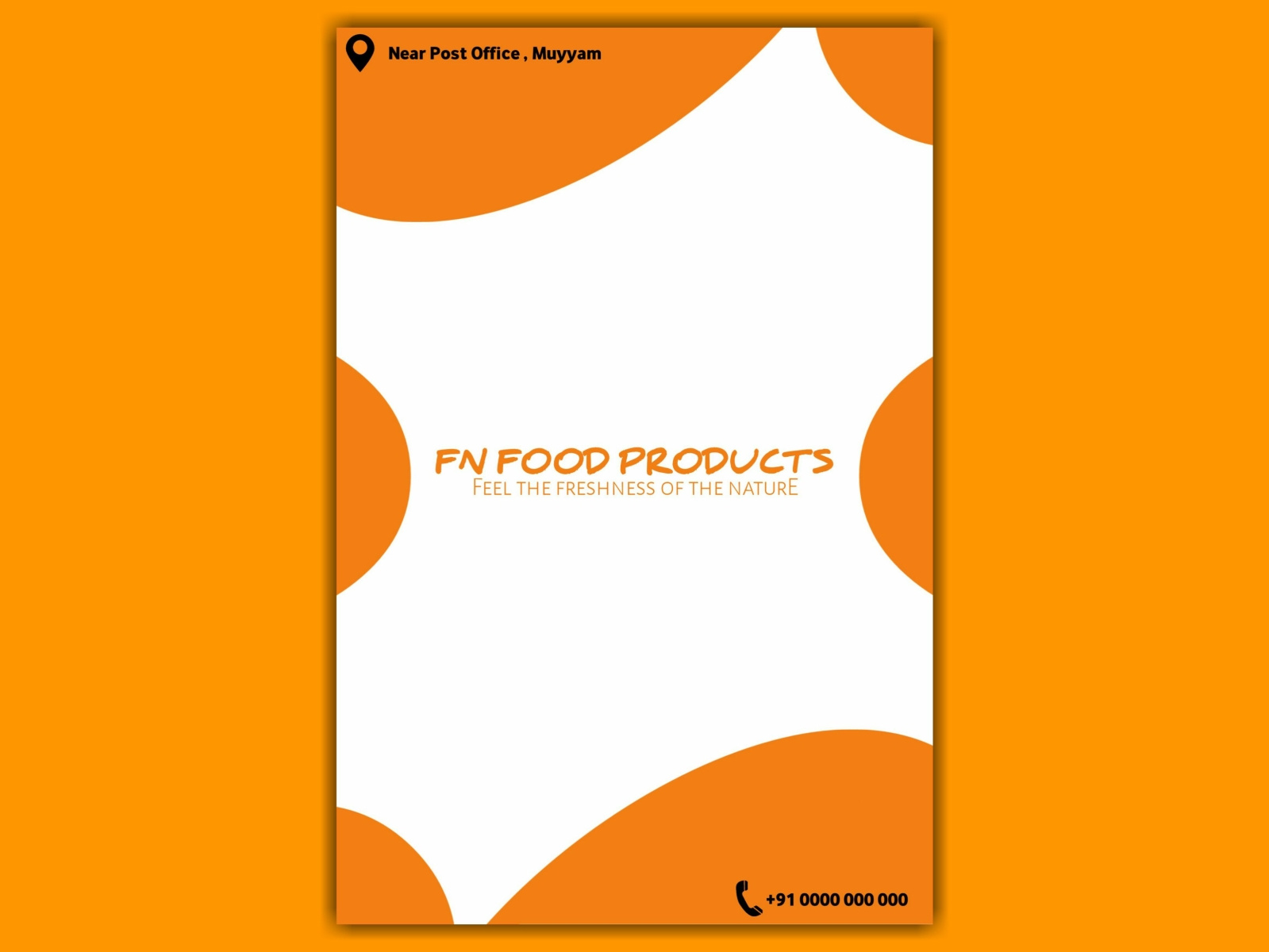 FN Food Products - Poster Design Concept by Fr Digital Arts on Dribbble