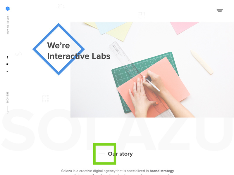Solazu Labs concept by Leo Lion on Dribbble