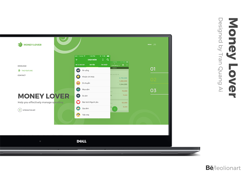 Money Lover landingpage redesign by Leo Lion on Dribbble