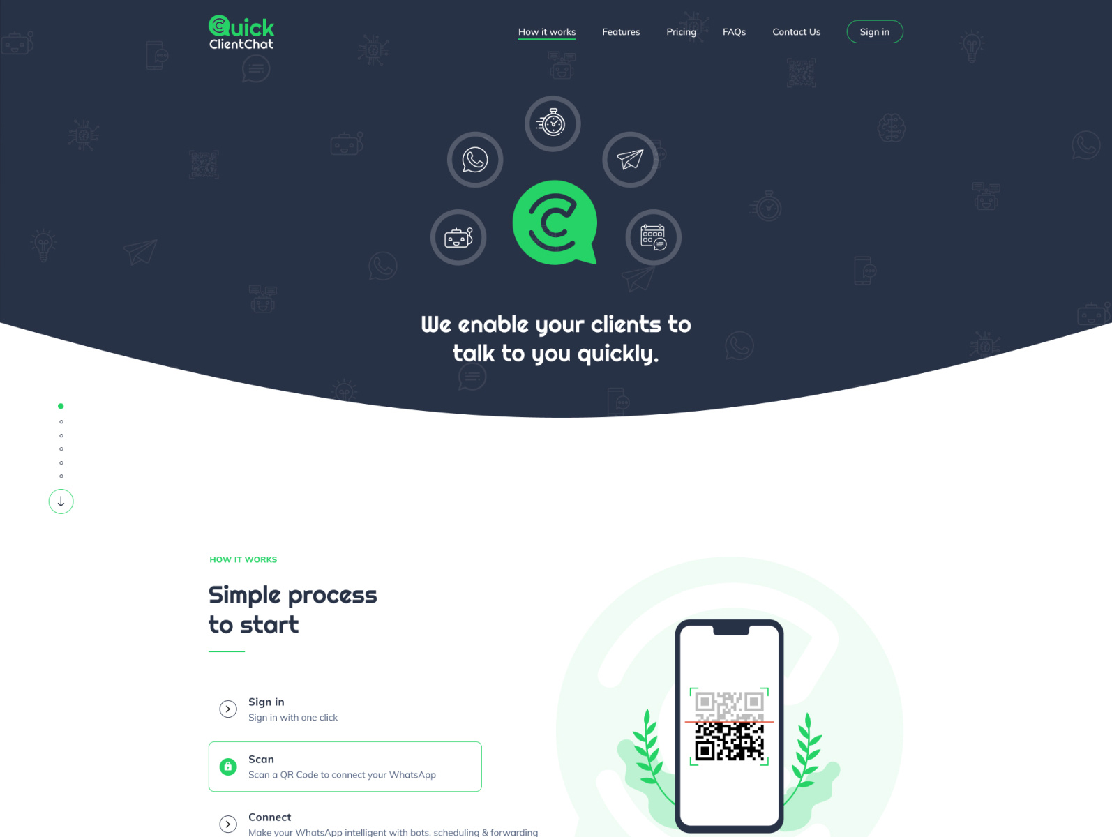 Quick Client Chat by Sweta Shah on Dribbble