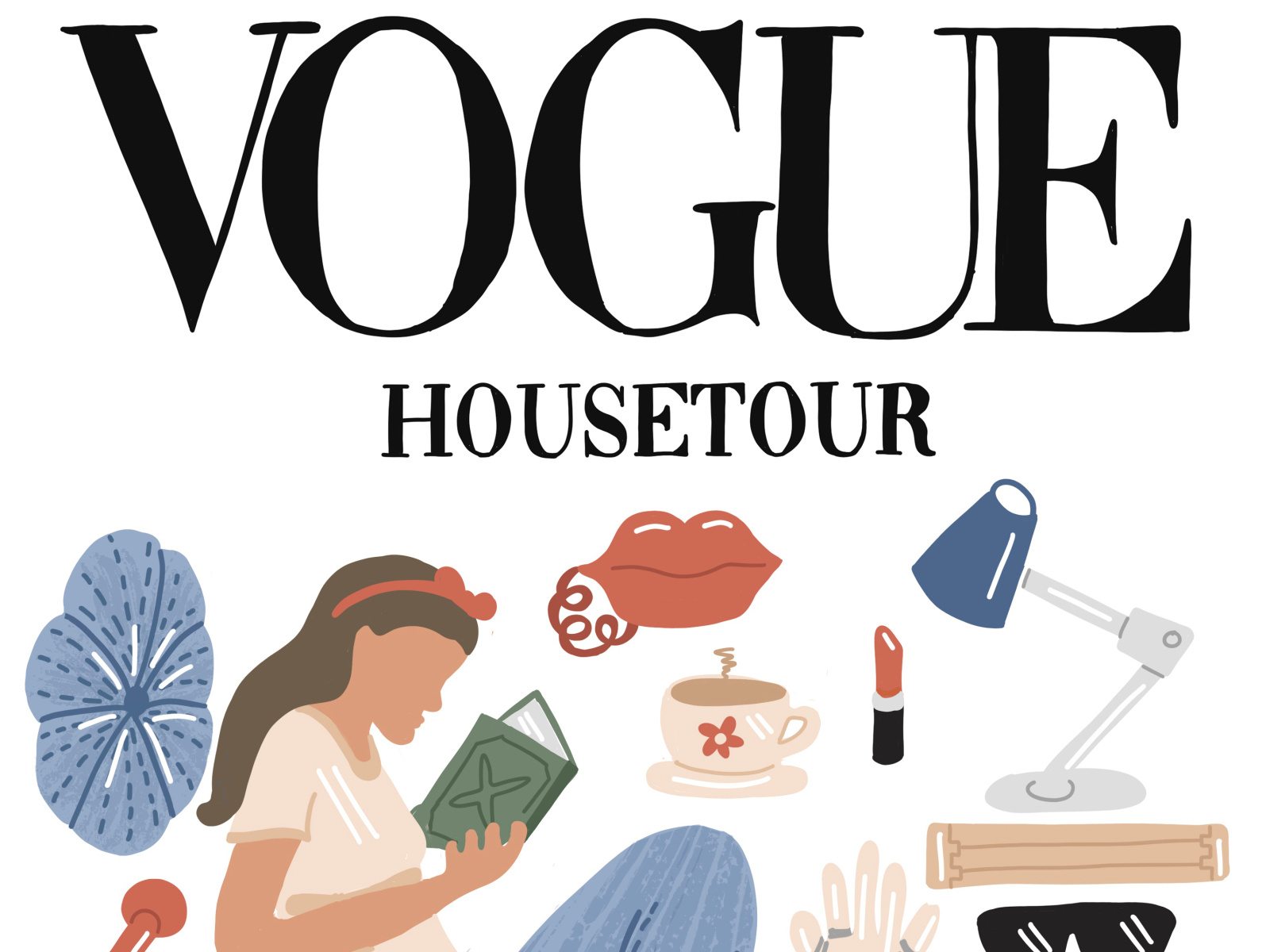 Vogue Cover Illustration by Lina Safstrom on Dribbble