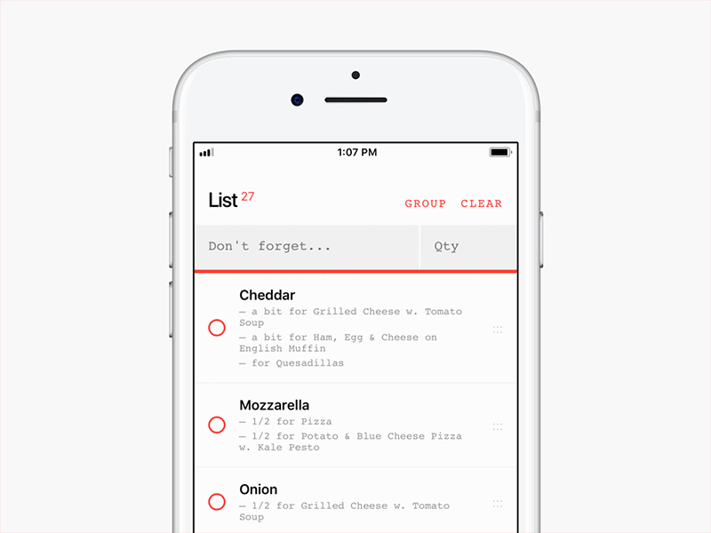 Omnom App by Dan Perrera for Fore Design on Dribbble