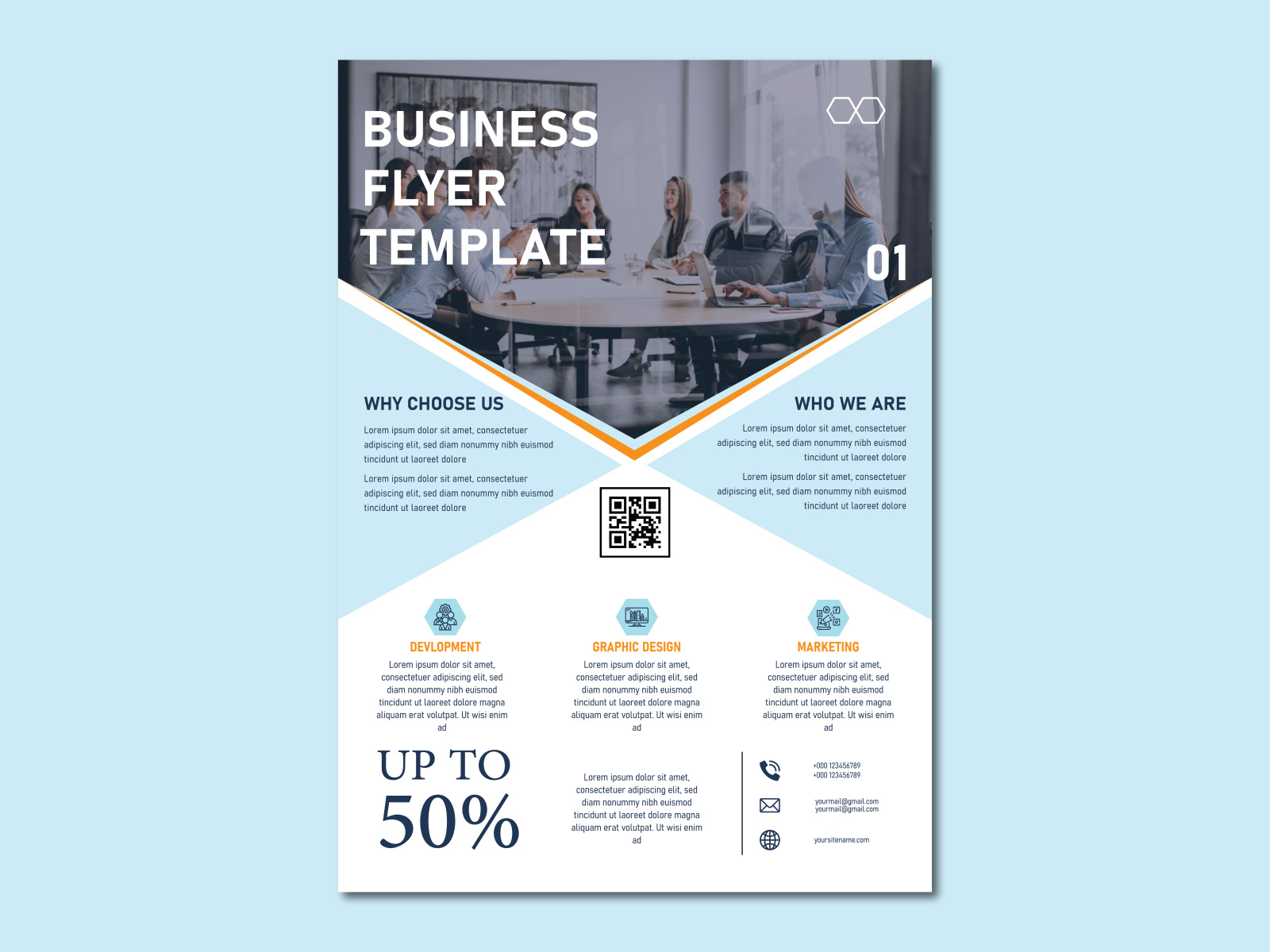 Business Flyer Design Template by Tuhin Hossen Reyad on Dribbble